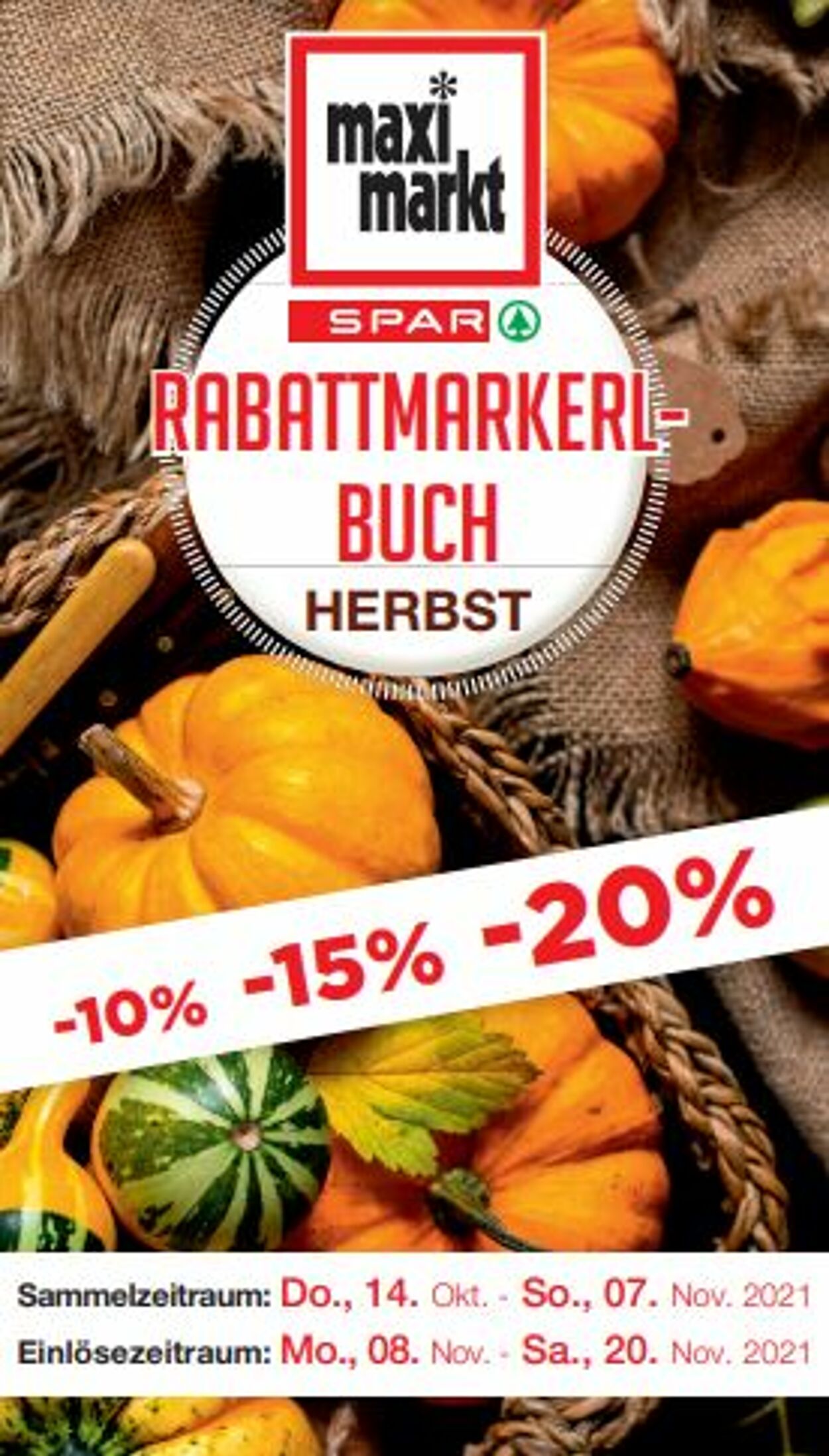 Maximarkt Werbeprospekt - Gültig ab 14.10 zu 20.11 - Seitennummer 1 ...